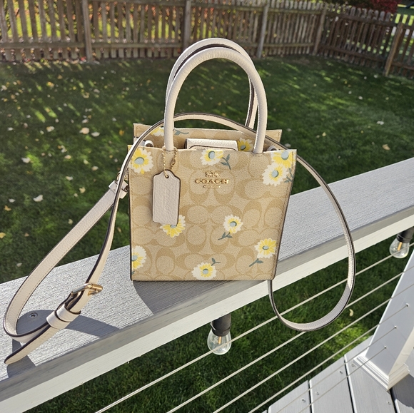 Coach | Bags | Coach Mini Cally Daisy Print Crossbody Bag | Poshmark